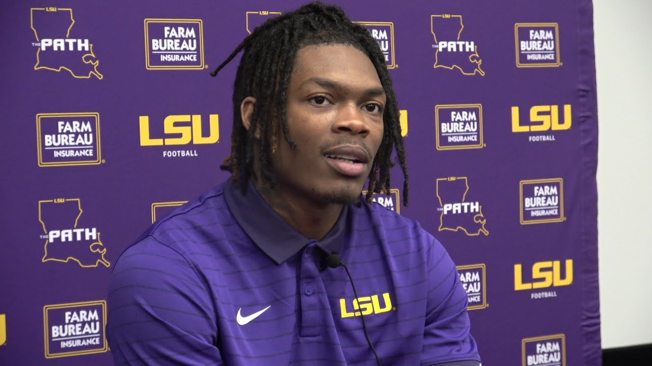 LSU WR Barion Brown Ole Miss game-week interview - YouTube