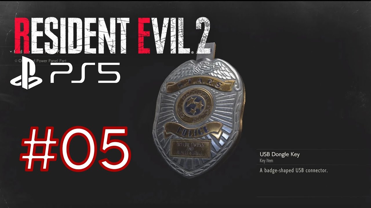 Resident Evil 2 PS5 Remake Claire Redfield RPD USB Badge MQ11 gun ...