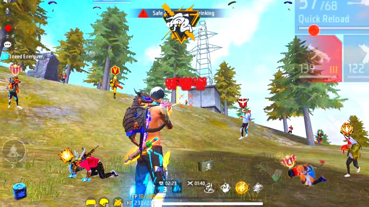 The Rusher Insane 90% Headshot Rate ⚡ Solo VS Squad Full Gameplay ...