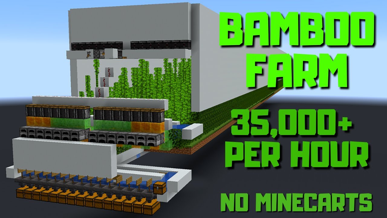 Bamboo Farm | 35 000 Per Hour | Java Edition - YouTube