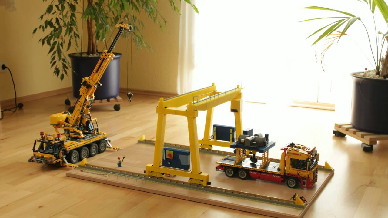 montage RC-Kran - YouTube