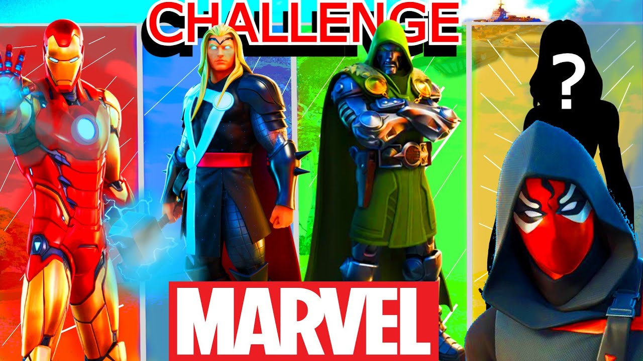 Random *MARVEL* skin challenge (OG - edition) - YouTube