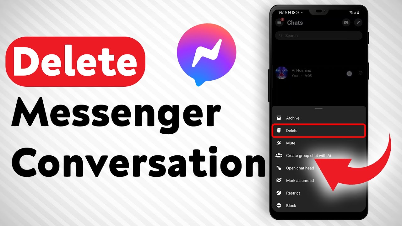 How To Delete An Entire Conversation In Messenger - Full Guide - YouTube