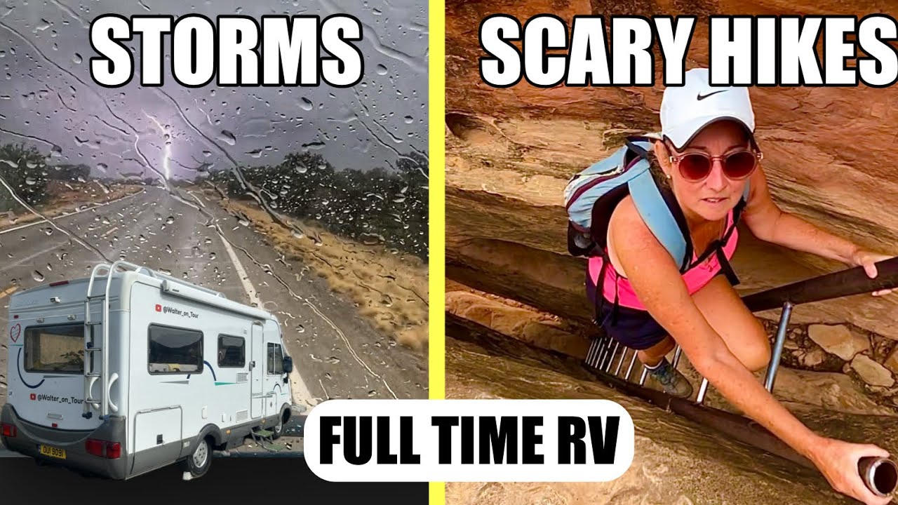 British Motorhome Takes On EPIC Utah Storm: Canyonlands Peekaboo Trial ...