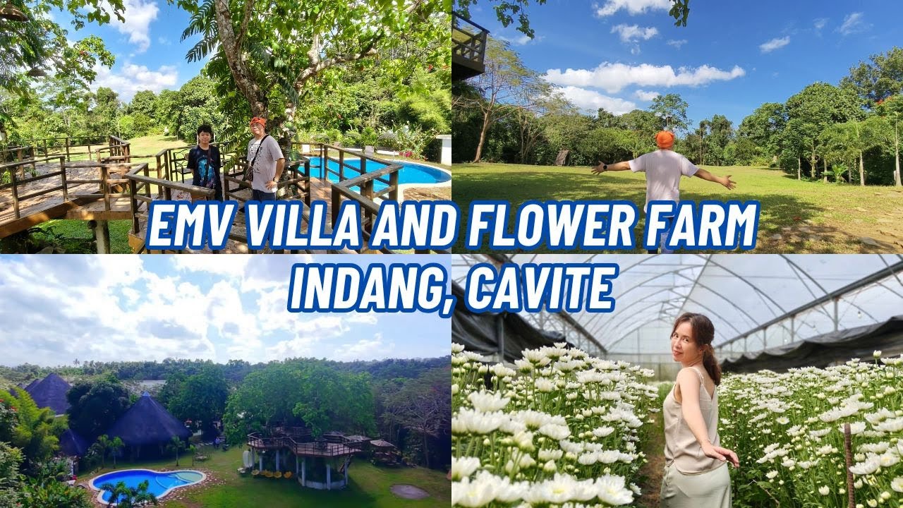 EMV VILLA AND FLOWER FARM IN INDANG CAVITE - TRAVEL VLOG - YouTube