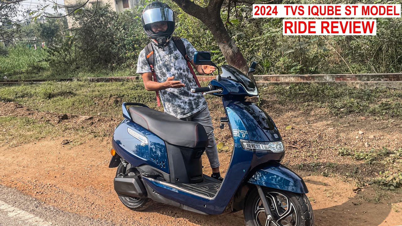 Finally 2024 New model TVS iqube ST Electric Scooter Detailed Ride ...