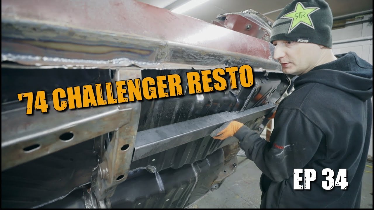 74 Dodge Challenger Restoration #34 - DIY SUBFRAME CONNECTORS - YouTube