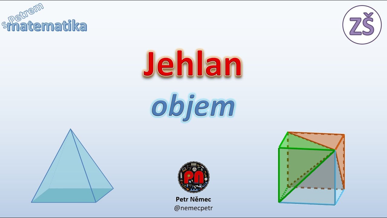 Objem jehlanu - Matematika 9 ZŠ - YouTube