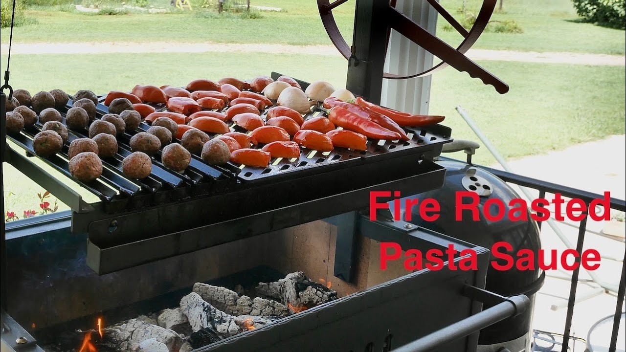 Open Fire Roasted Pasta Sauce (Sister Kate) - YouTube