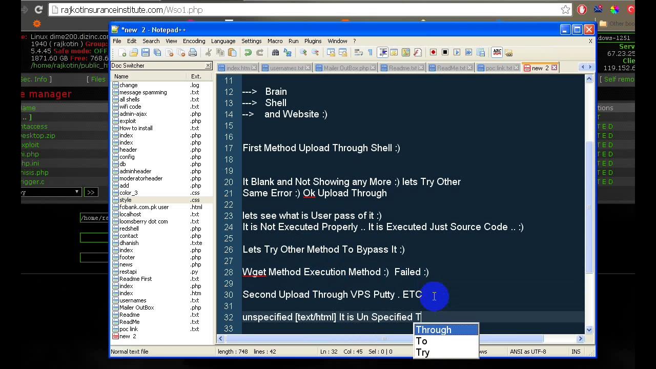 How to Bypass PHP Execution Shell in 2017 Server - YouTube
