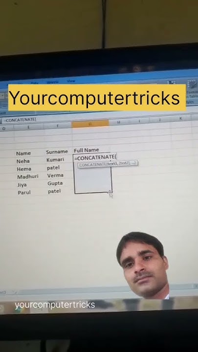 Use Concatenate Function In Excel Dj Djexcel Excelshortcuts Excel Exceltricks