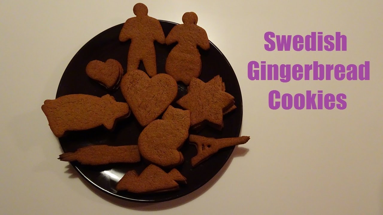 Baking Swedish Gingerbread Cookies - YouTube