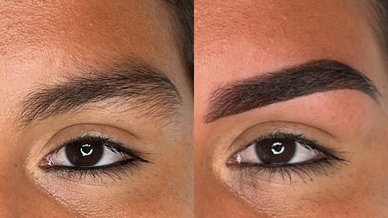 Not joking about eyebrow transformations here! - YouTube