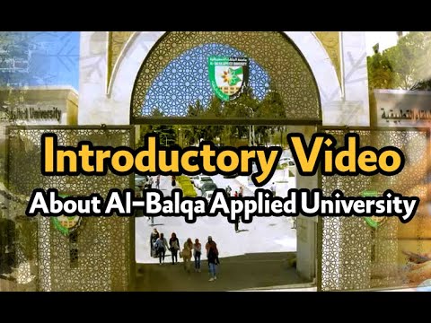 An introductory video about Al-Balqa Applied University - YouTube