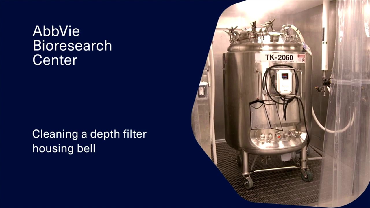 Harvest: Cleaning a Depth Filter Housing Bell - YouTube