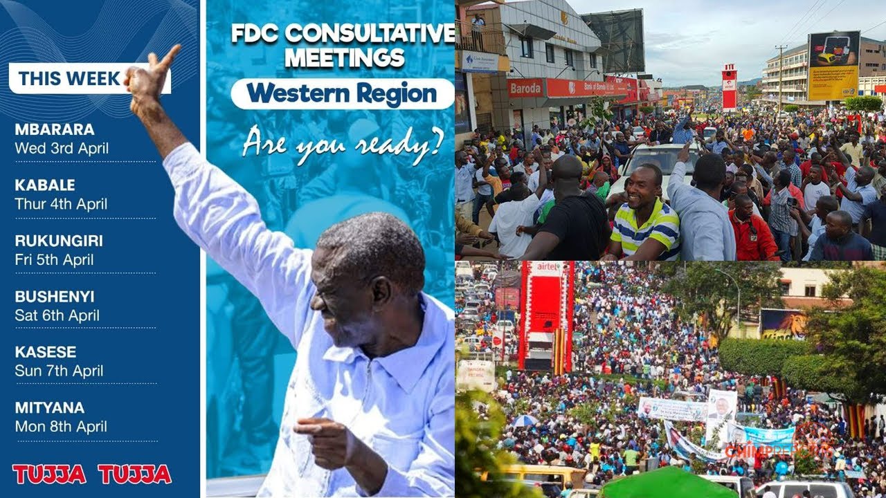 LIVE NOW: DR. KIZZA BESIGYE ARRIVES IN MBARARA | THOUSANDS WELCOMES HIM ...