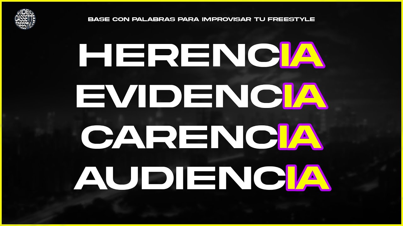 🔥🎤 BASE DE RAP CON PALABRAS - BEAT CON LETRA para IMPROVISAR FREESTYLE ...