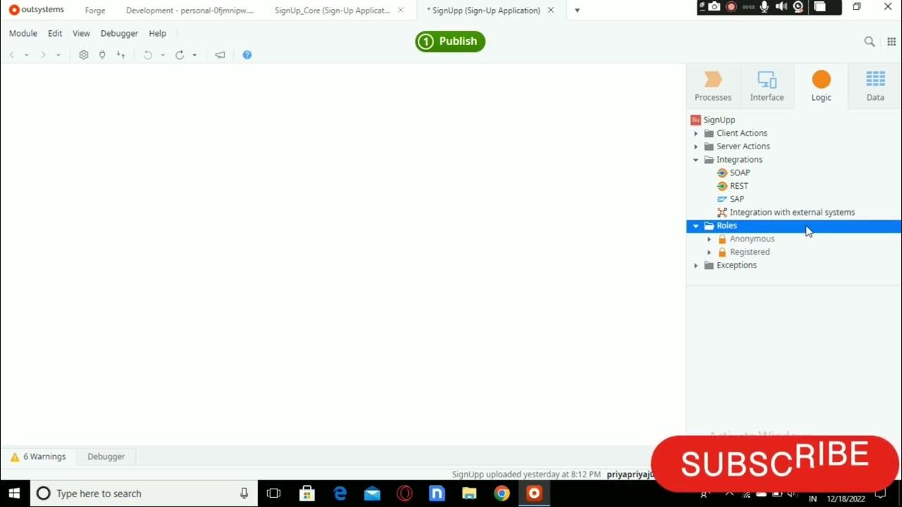 How to create Users in Outsystems | Users in service center | Users ...