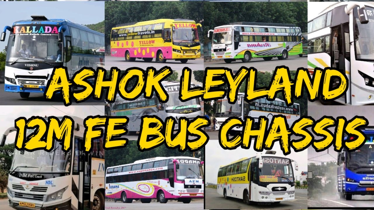 Ashok Leyland 12M Front Engine Buss Chassis TF1812 Overview ...