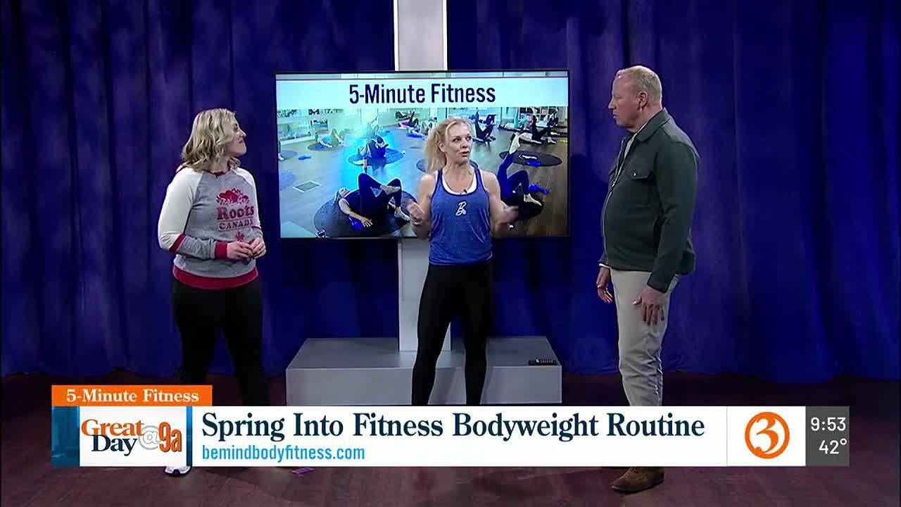 5 MINUTE FITNESS: Springing into fitness - YouTube