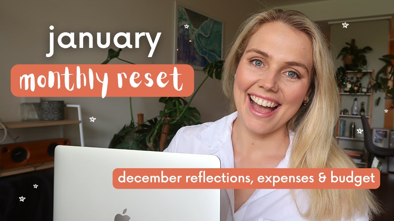 January Monthly Reset Routine 2024 | goal setting, December reflections & expenses | Plan with ...