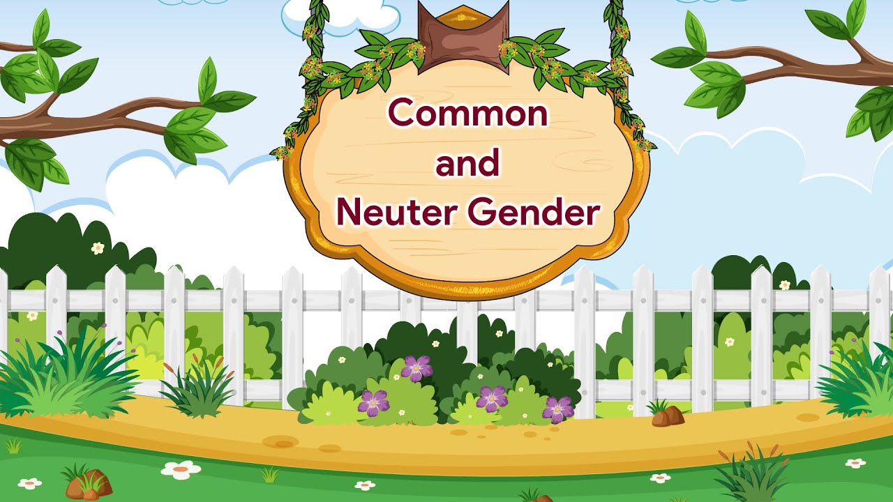 Common and Neuter Gender | English Grammar Gear | Class 3 - YouTube