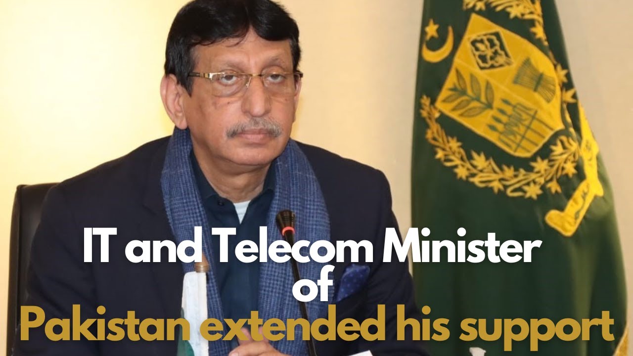 IT and Telecom Minister of Pakistan extended his support for NRS. - YouTube