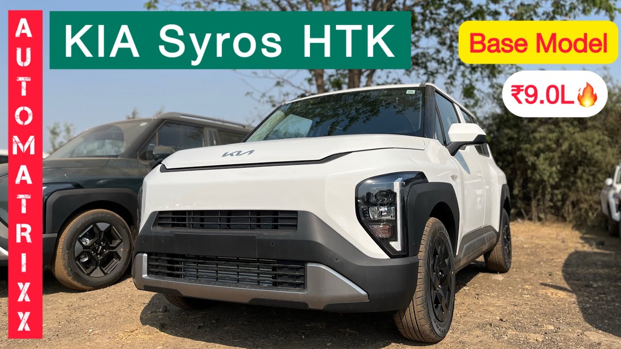 KIA Syros HTK base model | ₹9.0L | Most Value for money variant # ...