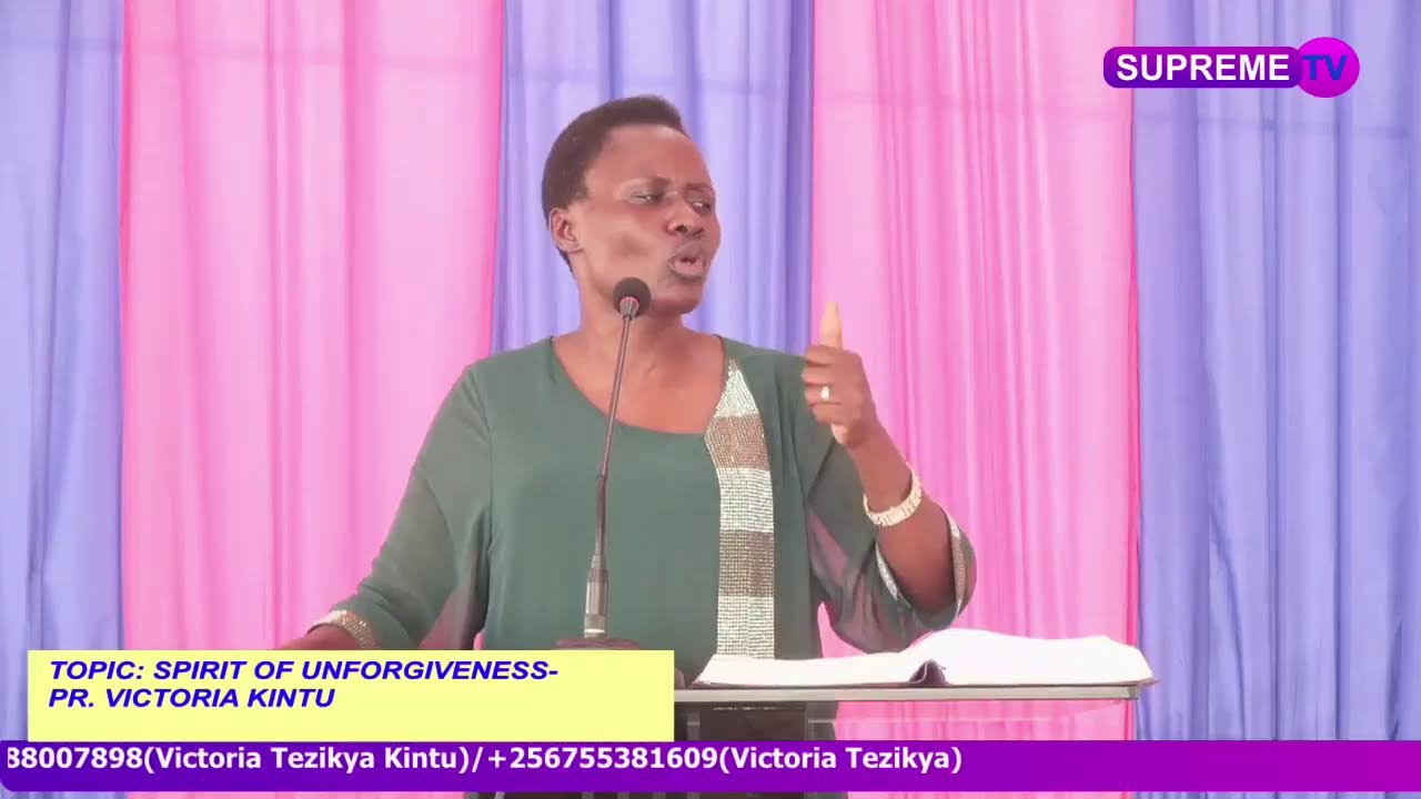 SPIRIT OF UNFORGIVENESS - PR. VICTORIA KINTU - YouTube