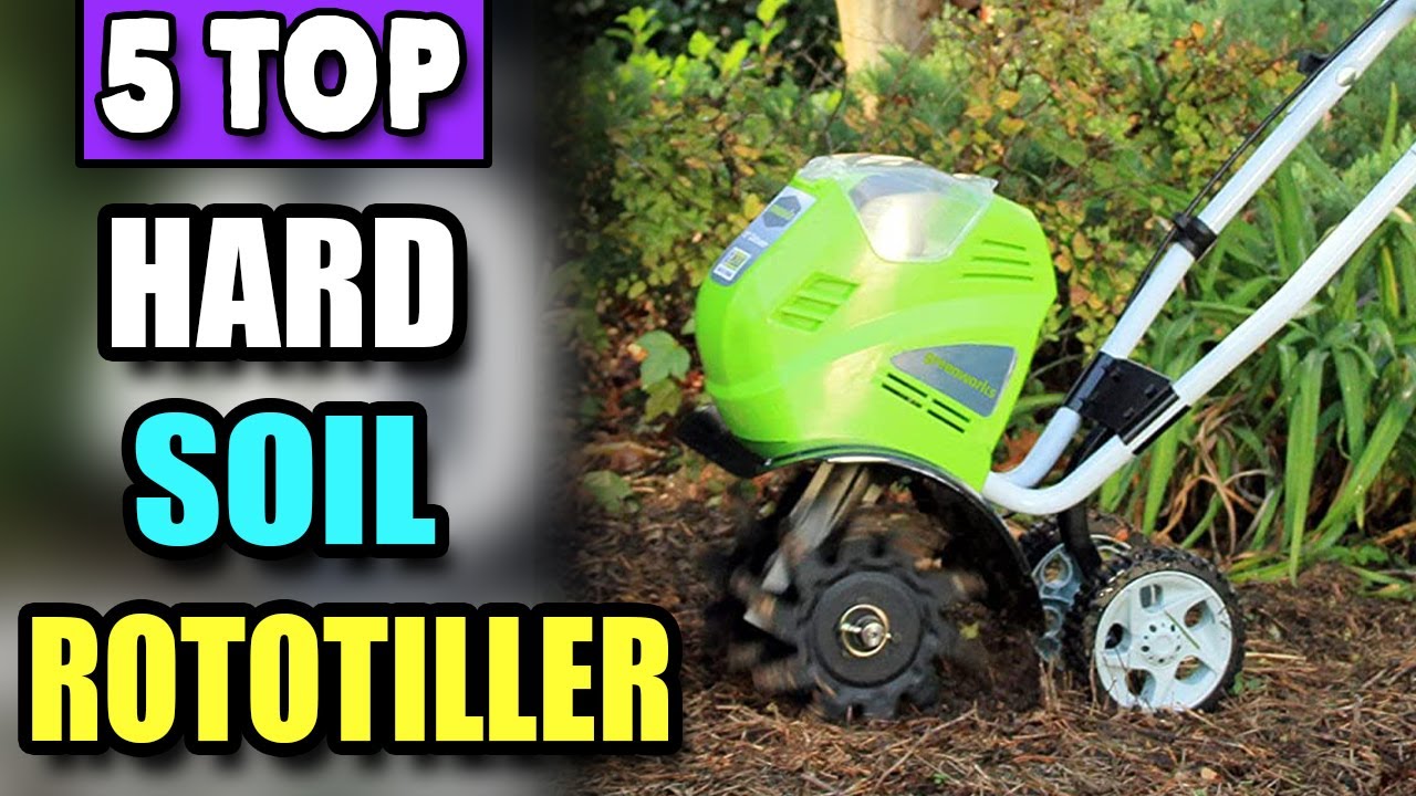 Rototiller for Hard Soil, Electric Tiller for Rocky Soil Breaking New ...