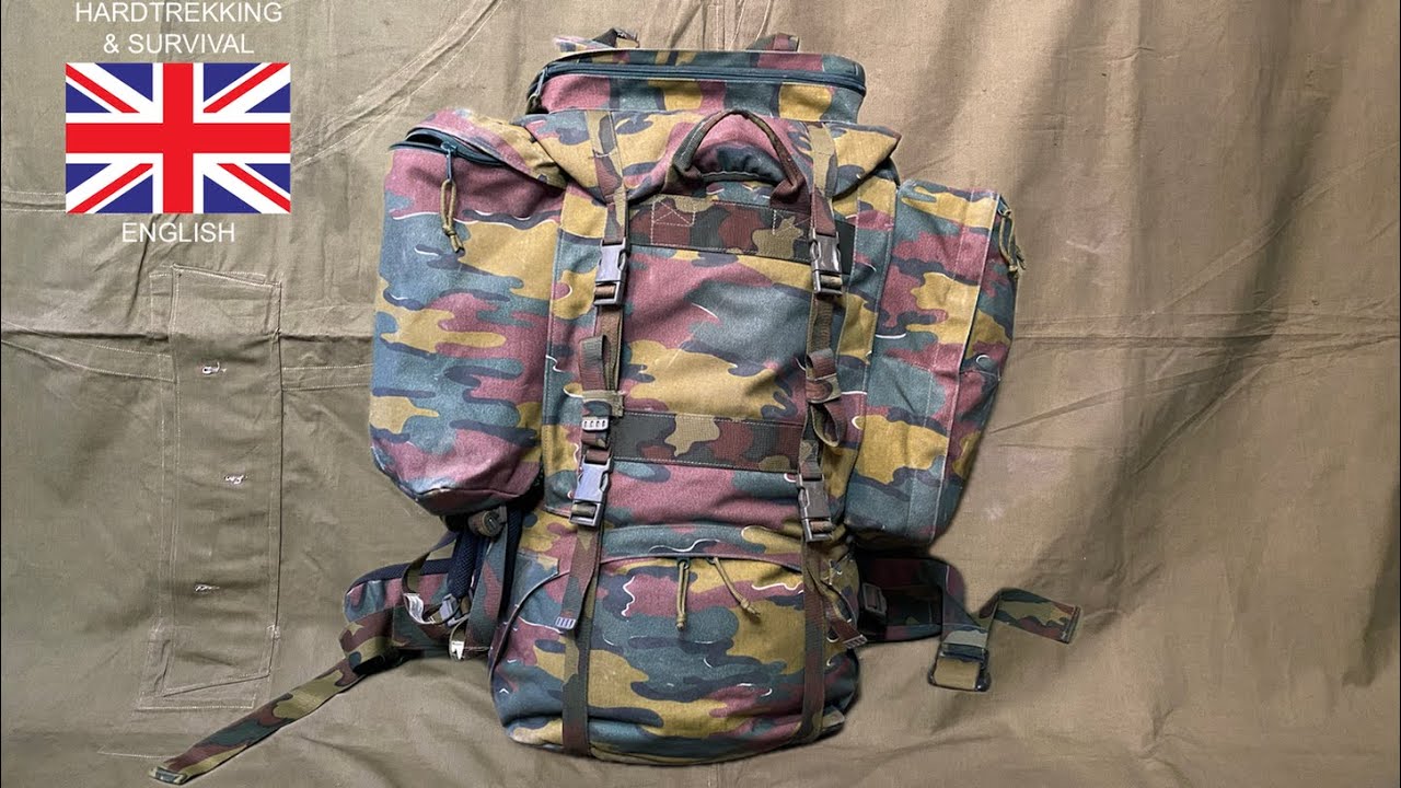 Belgian Army M97 jigsaw backpack first impression, military surplus ...