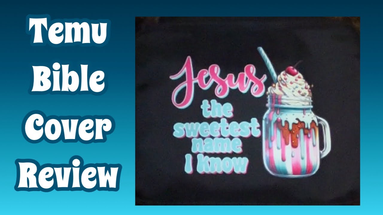 Product Review Temu Bible Bag - YouTube