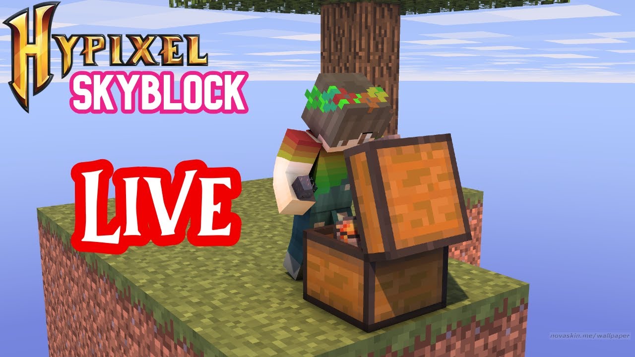 Playing Skyblock | Hypixel Skyblock - YouTube
