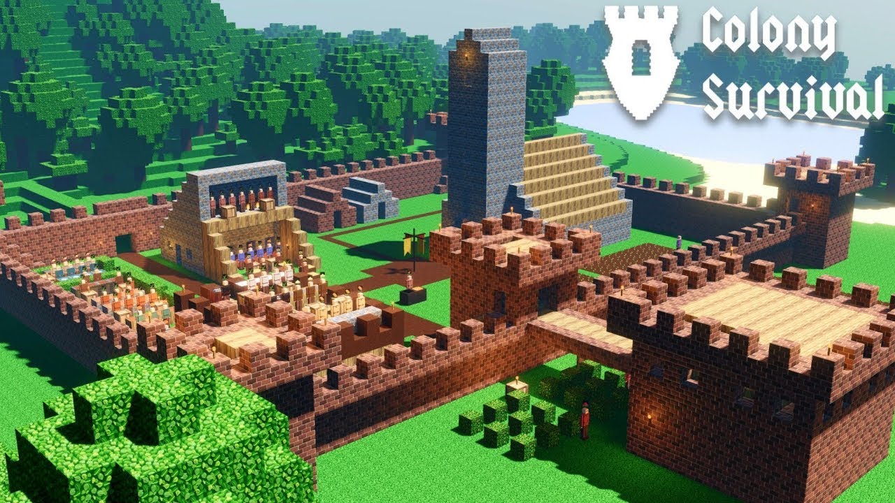 Stream Colony Survival : Развиваем свою колонию в стиле майнкрафт ...