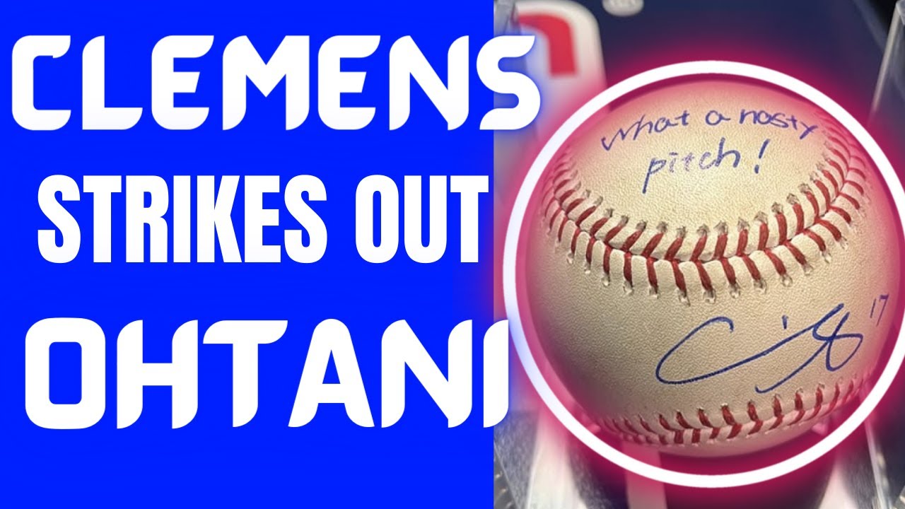 Kody Clemens, Roger's son, records 1st Strike Out vs. Ohtani! Shohei ...