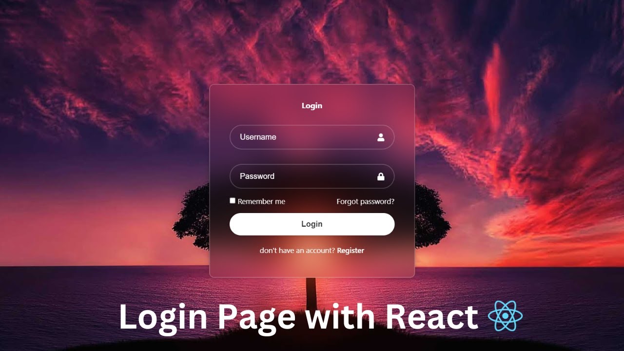React Js Login Page A Complete Guide For Beginners Youtube