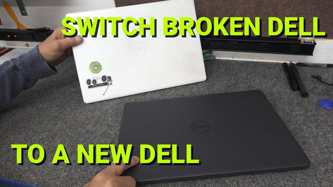 Broken DELL Inspiron 3505 SSD Swap to NEW Inspiron 3505 - YouTube