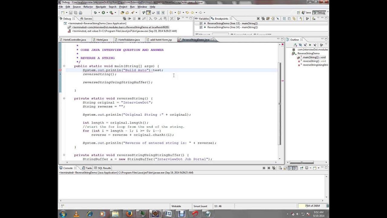 ECLIPSE BUILD AUTOMATICALLY OPTION - YouTube