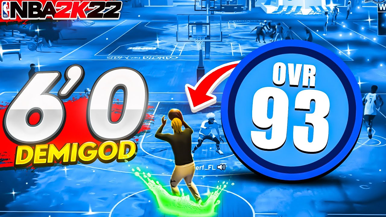 This 6’0 Demigod Sg Build Is GAMEBREAKING At 93 Overall In Nba 2k22 🤣 ...