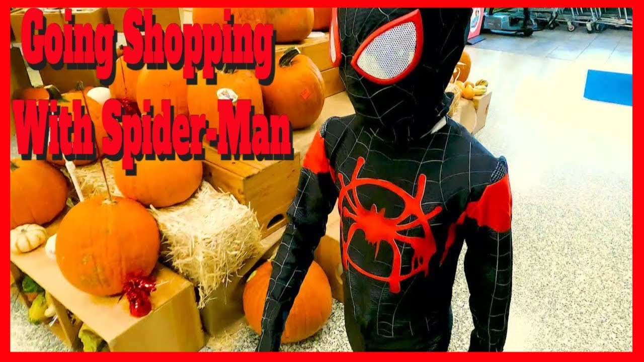 GOING SHOPPING WITH SPIDER-MAN/GROCERY STORE - YouTube