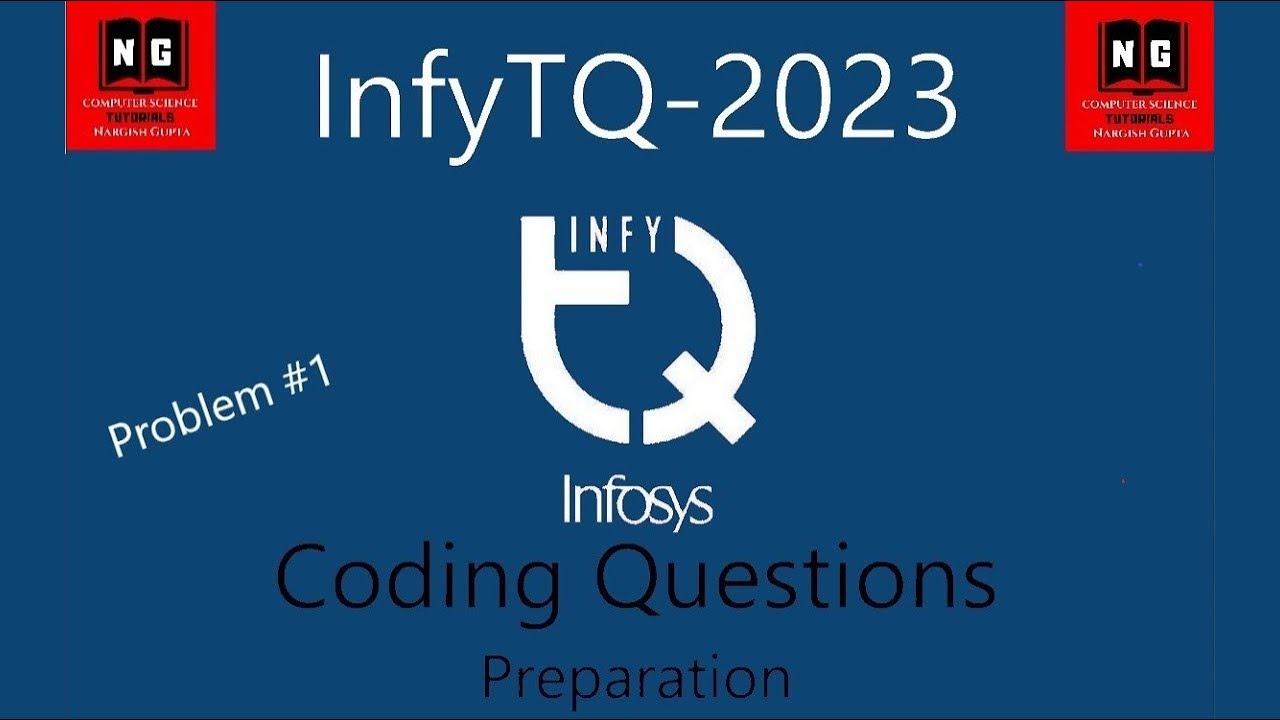 Infytq 2023 Preparation Infytq Coding Questions Infosys Programming Preparation 1 Youtube