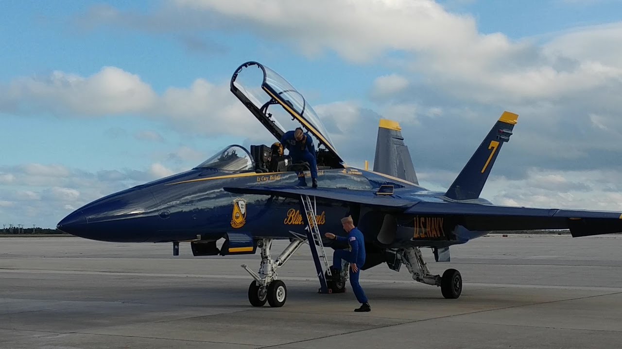 Blue Angels gear up for 2019 season with Key West visit - YouTube