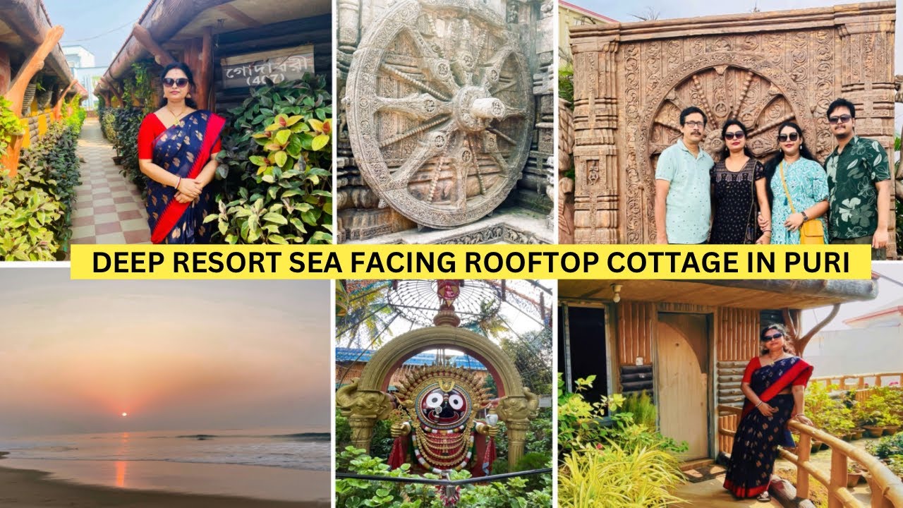 Deep Resort Sea Facing Rooftop Cottage In Puri || Golden Beach Cleanest ...