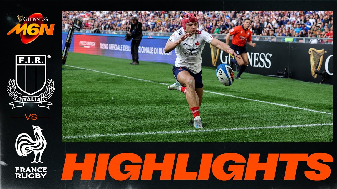 QUICK HIGHLIGHTS | ITALY v FRANCE | 2025 GUINNESS M6N - YouTube