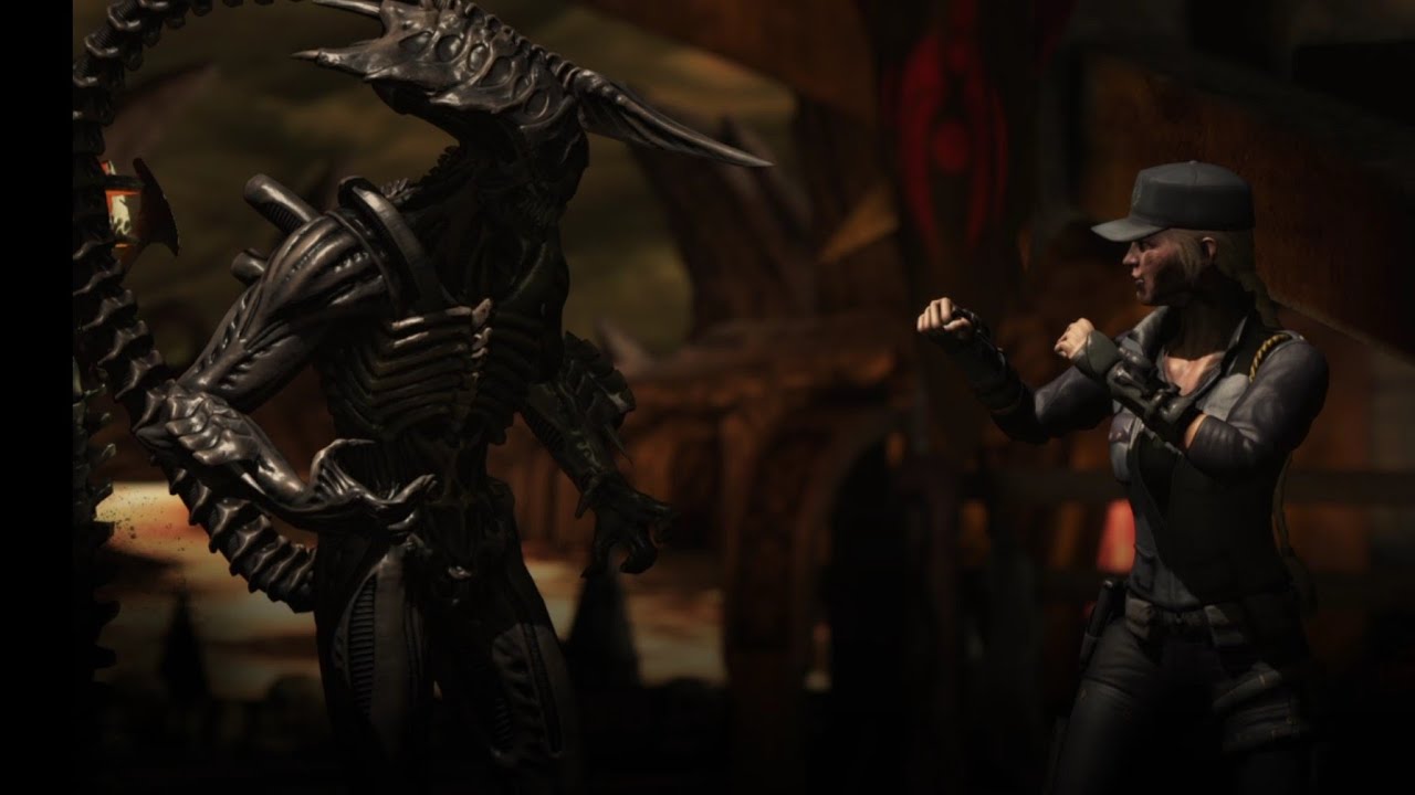 Mortal Kombat X - Alien (Konjurer) Vs Sonya Blade (Covert Ops) - Very ...