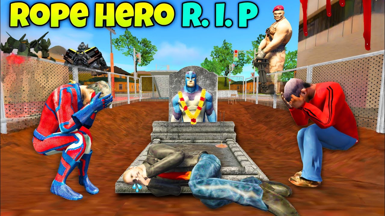 Who Killed Rope Hero In Vice Town | Rope Hero RIP | In Rope Hero Vice ...