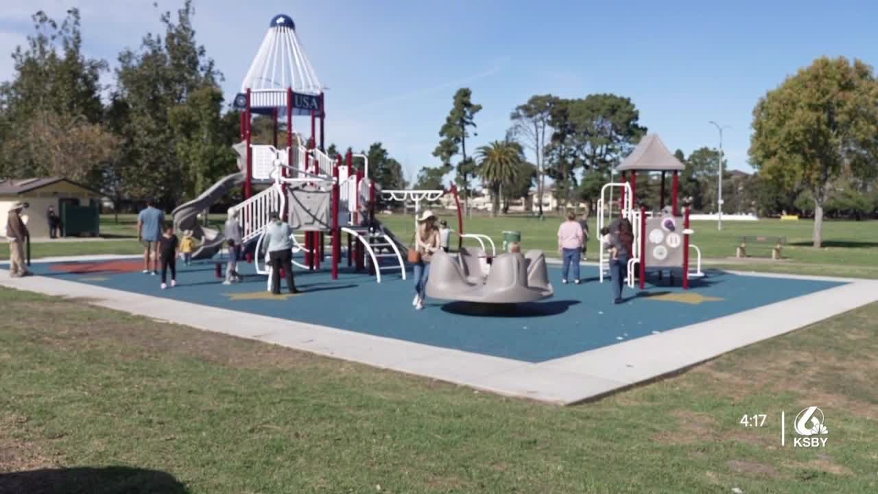 Renovated playground now open at Ryon Park in Lompoc - YouTube