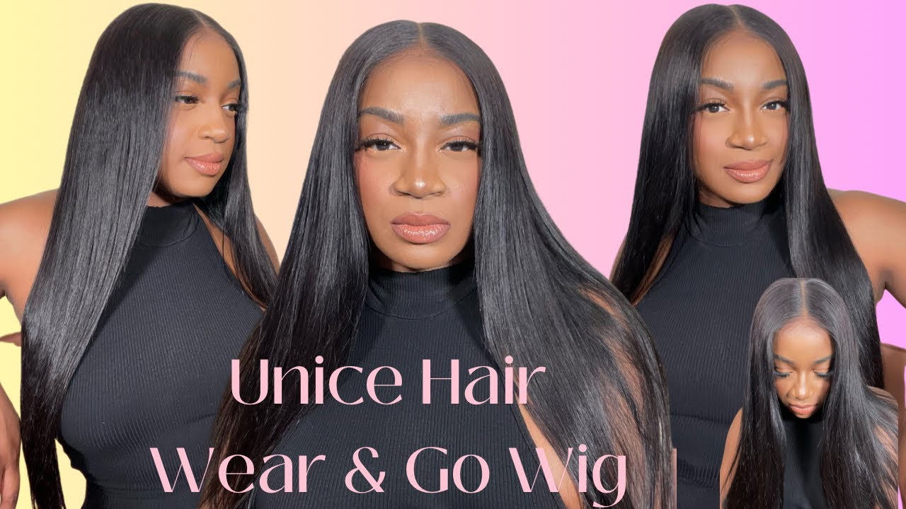 NEW Beginner Friendly | Glueless Pre-cut Lace Bone Straigh Wear & Go ...