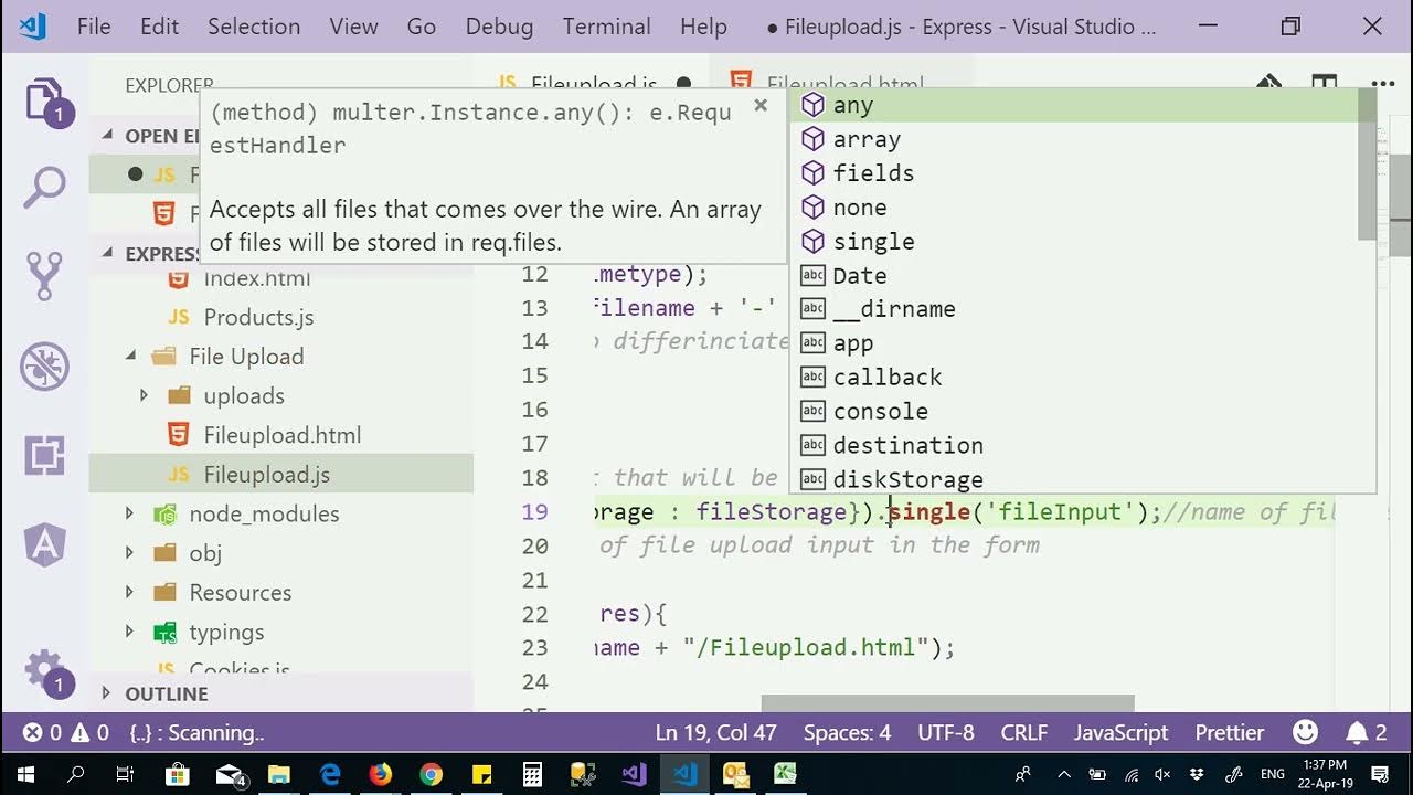 Express Day3 - P2 (Express P2 - Upload file, Rest) - YouTube
