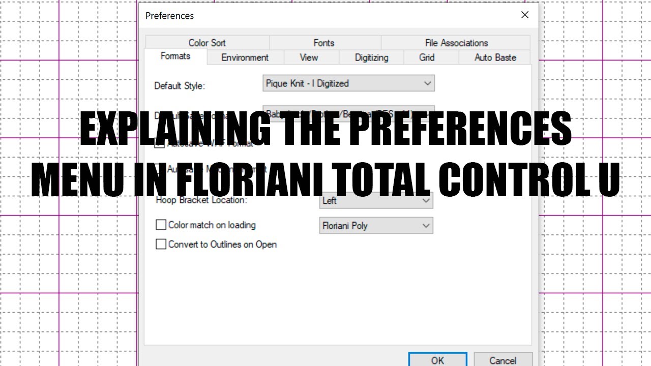 Explaining Preference Menu in FTCU - YouTube